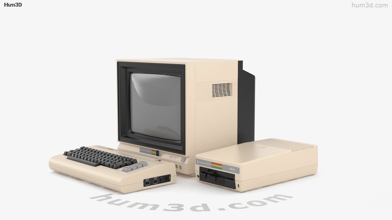 Commodore 64 3D model by 3DModels.org - YouTube