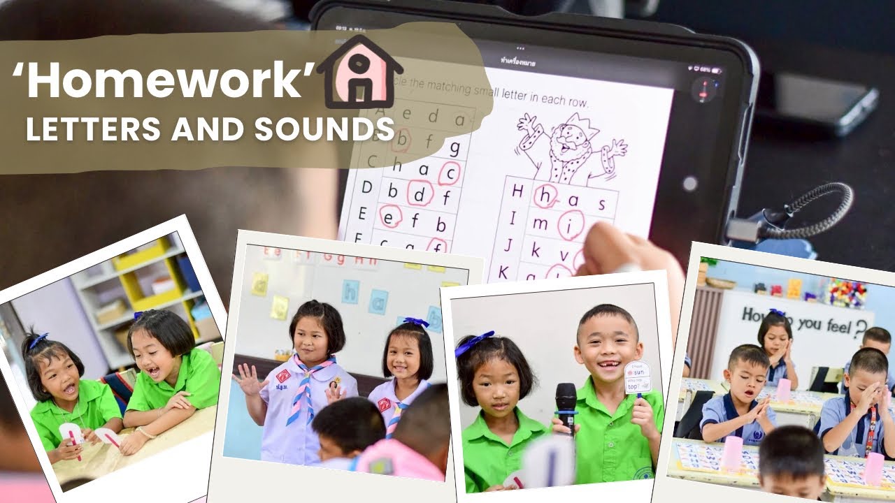 Homework : Letters and Sounds (writing and reading skills) - YouTube