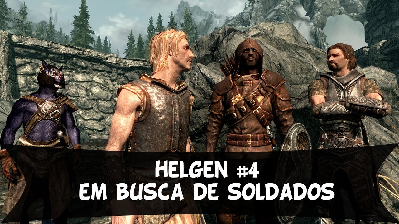 Skyrim Helgen Reborn #4 Em busca de soldados - YouTube