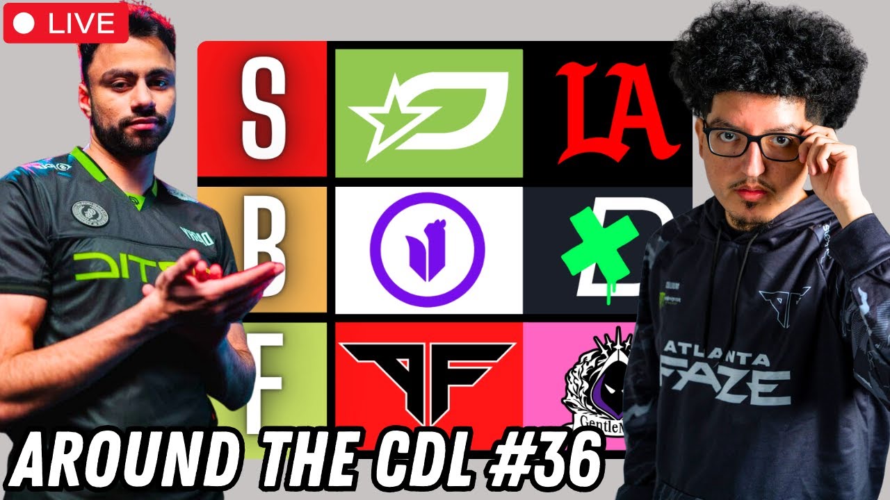 🔴CDL TEAM TIER LIST! | Around The CDL LIVE - YouTube