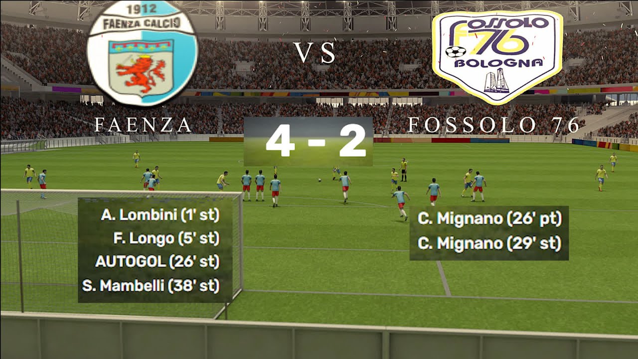 Faenza Calcio vs Fossolo 76. Allievi Regionali U16 - YouTube