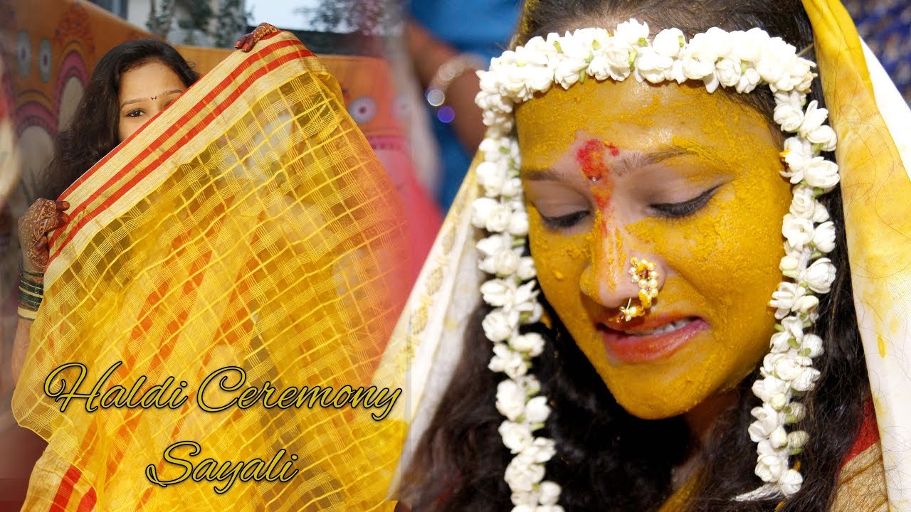 Mumbai Haldi Ceremony | Sayali Wedding | Dazzler Films & Photography ...