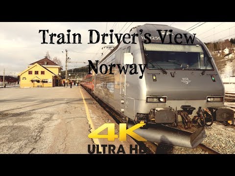 TRAIN DRIVER'S VIEW: From Ål to Voss on the Bergen Line in 4K UltraHD