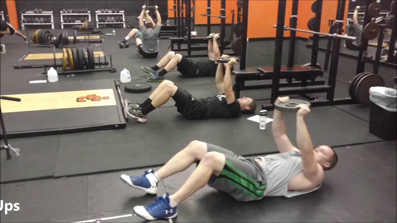 Plate Sit Up - YouTube