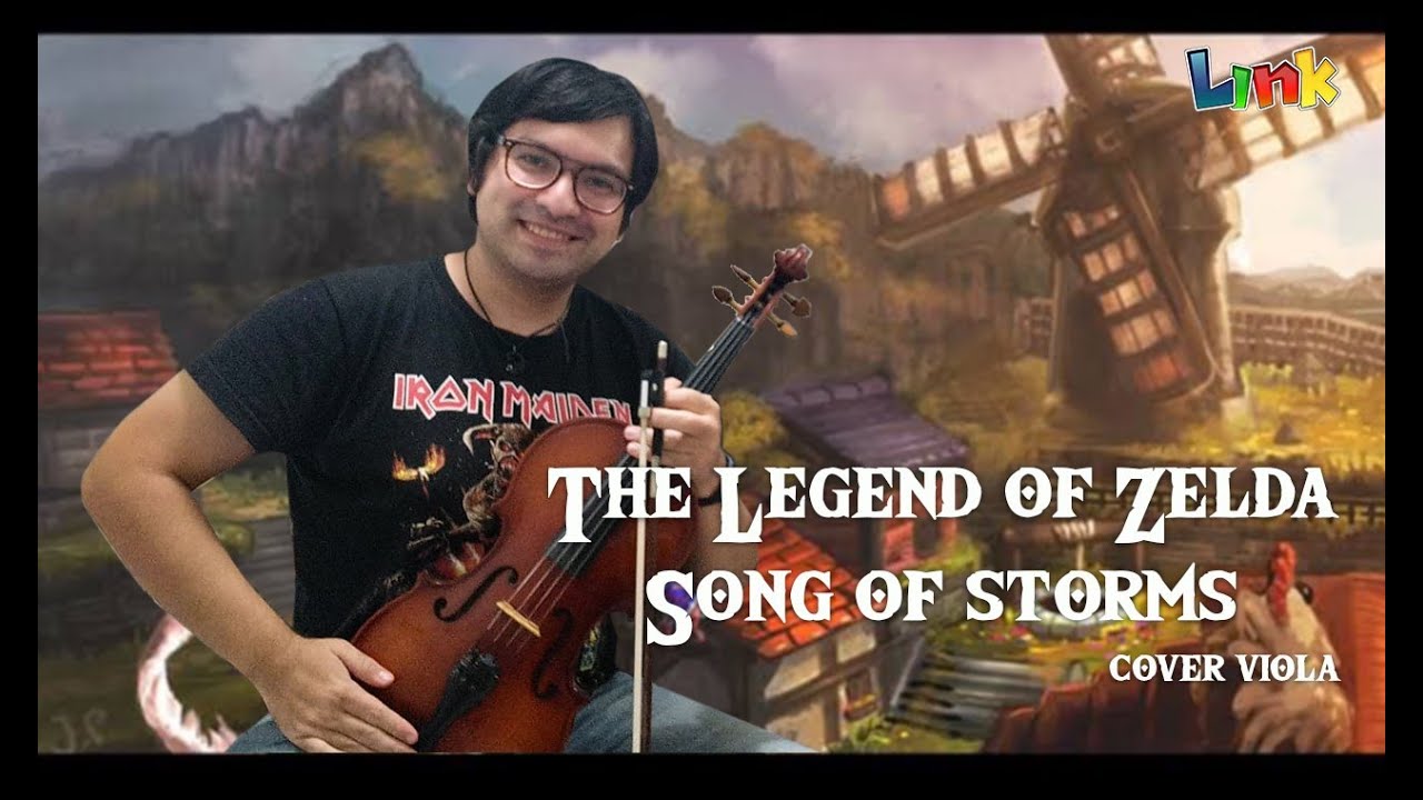 The Legend of Zelda Song of Storms Cover Viola - YouTube