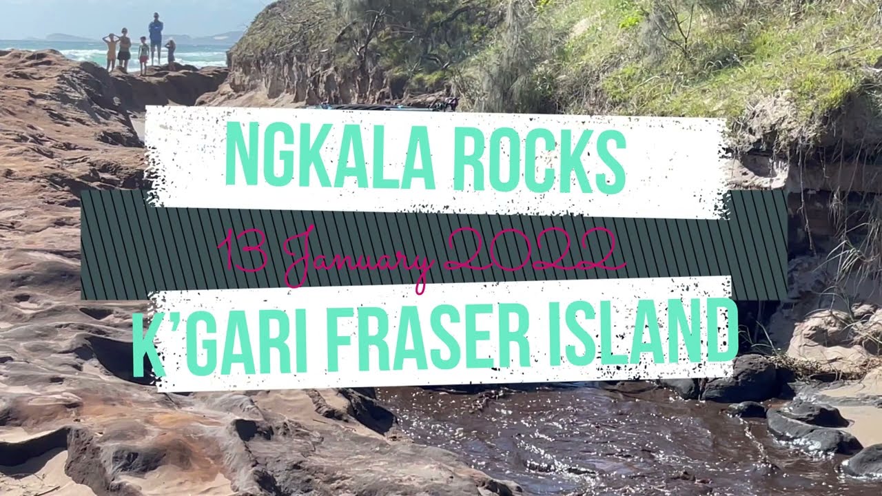 Ngkala Rocks K'gari Fraser Island - YouTube