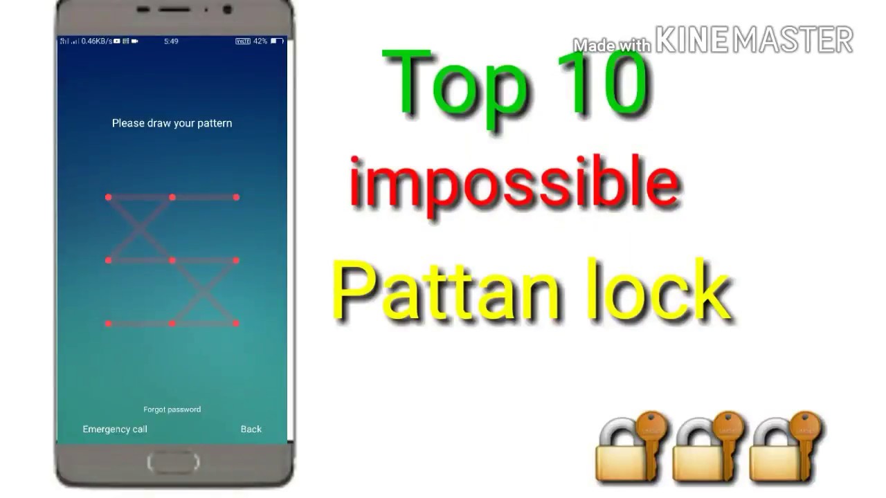 Top 10 impossible patten lock - YouTube