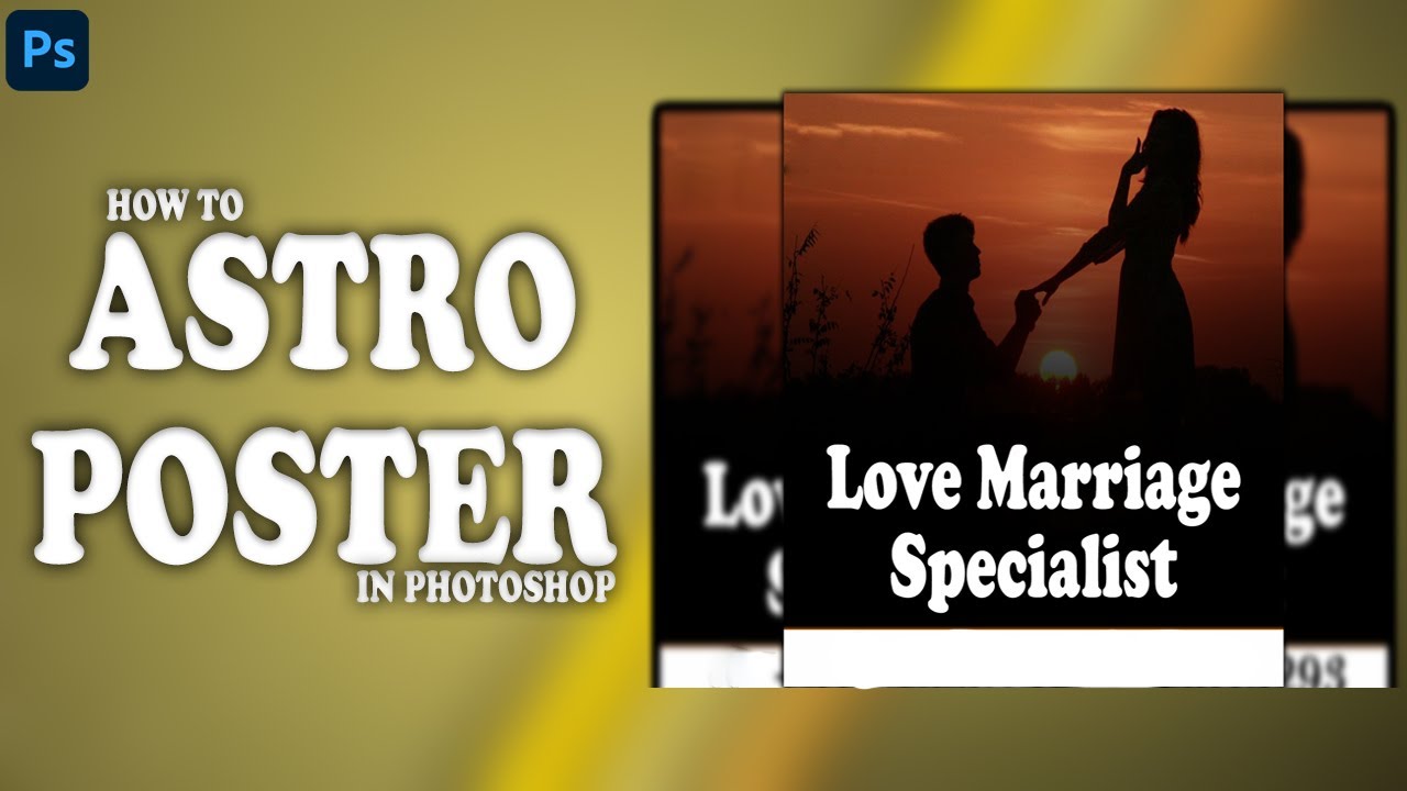 HOW TO MAKE ASTRO POSTER IN PHOTOSHOP (@SATYJEETMANDAL07 ) - YouTube