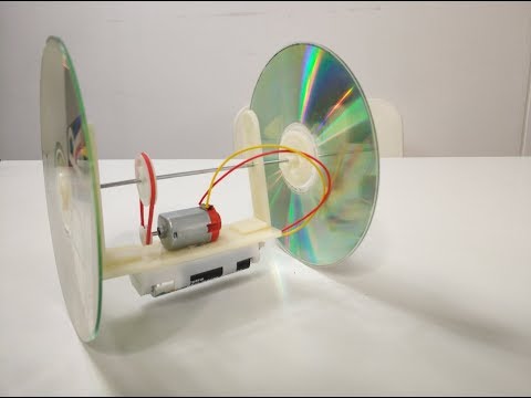 DIY CD bot robot toy