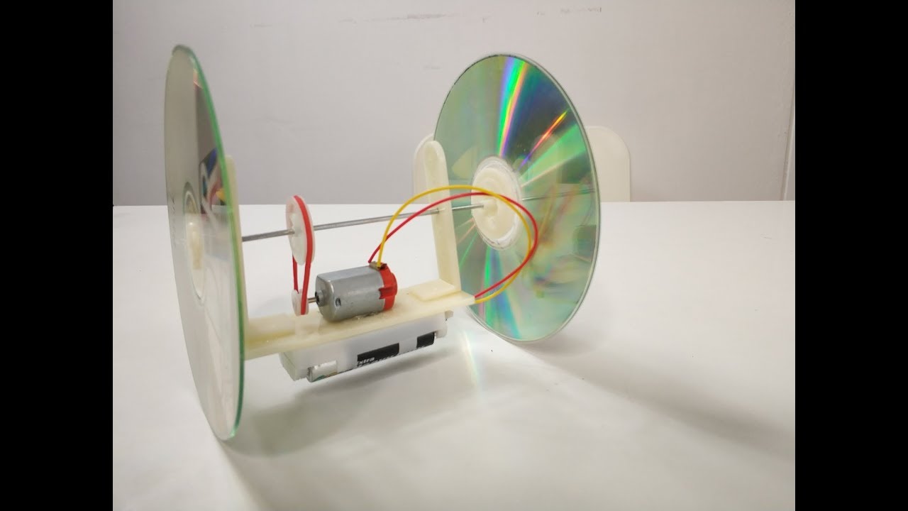 DIY CD bot robot toy - YouTube
