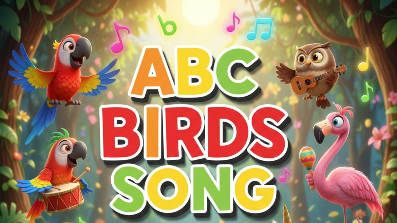 ABC Birds Song | Learn A to Z Bird Names for Kids | Elephant ELI ...