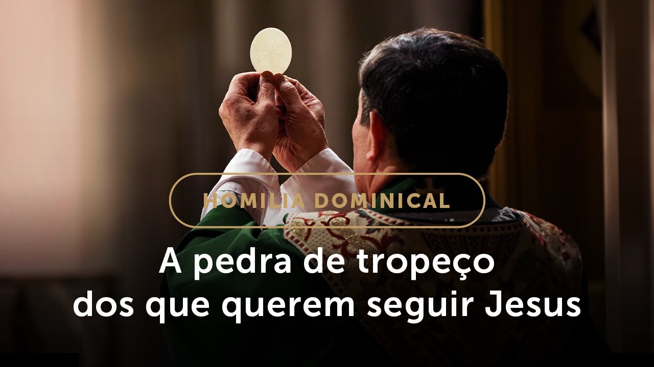 Homilia Dominical As Duas Pedras De Tropeço” Da Fé Católica 21º Domingo Do Tempo Comum