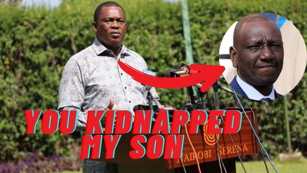 RUTO PANICKS AS HIS CS JAMES MUTURI ACCUSES HIM OF ABDUCTIONS!!! - YouTube