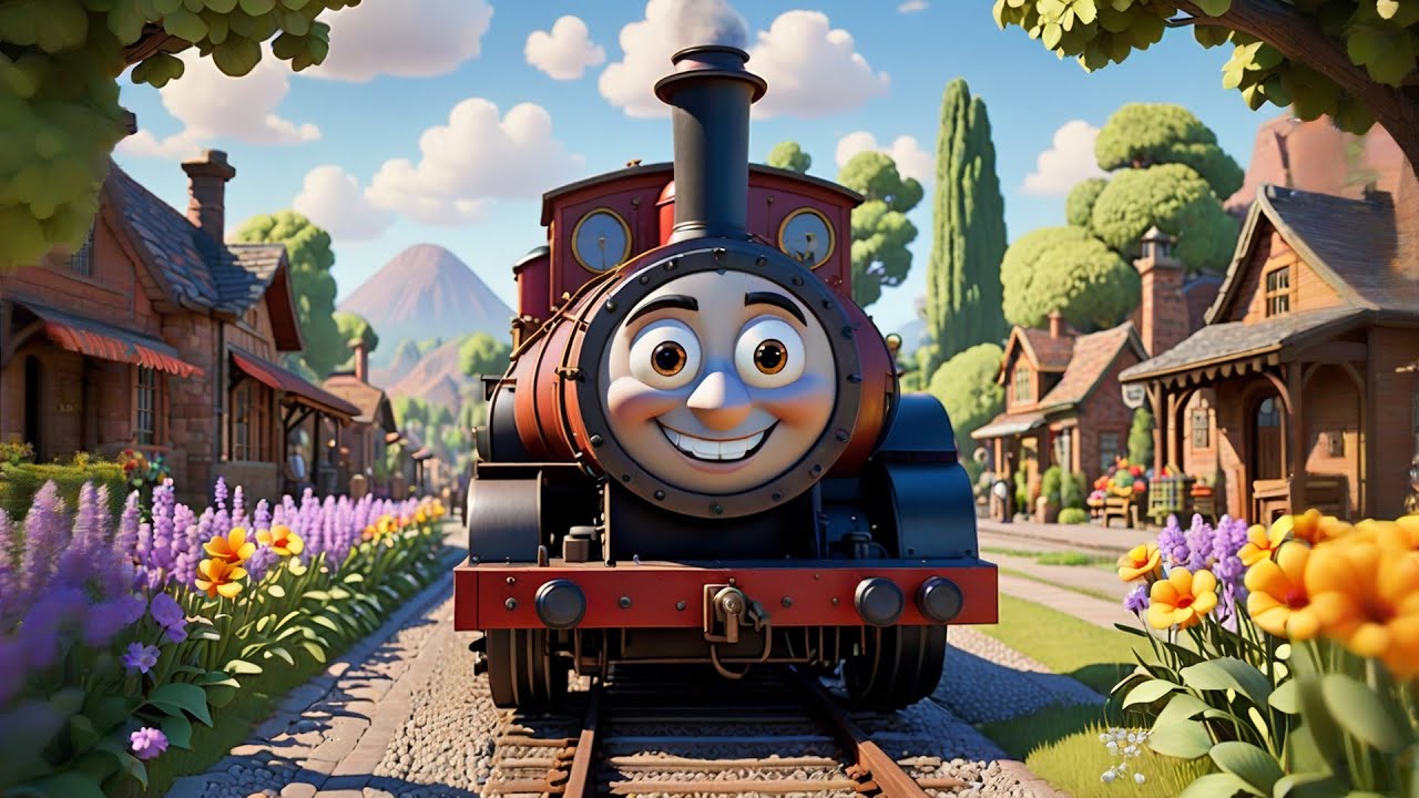 Timmy Train Turns the Corner | Vehicle Song for Kids | Fun Nursery ...