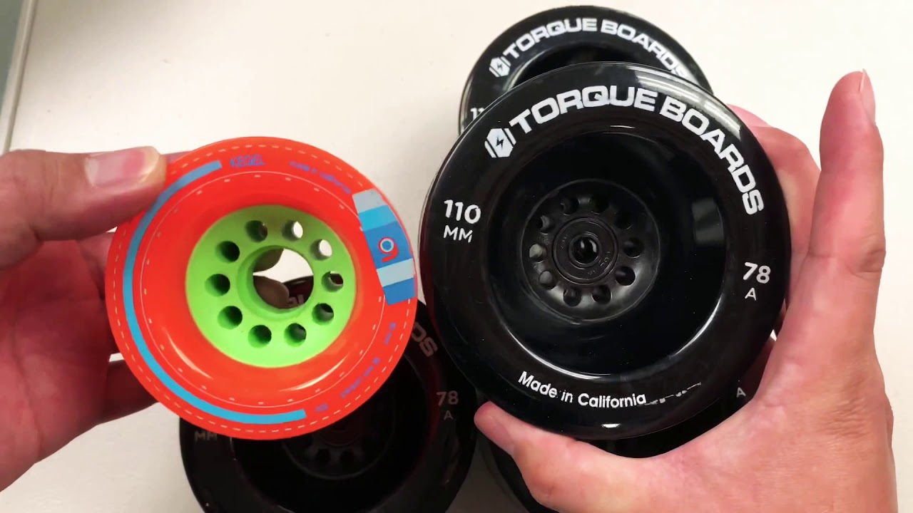 TorqueBoards 110mm vs 80mm Wheels - DIY Electric Skateboard - YouTube