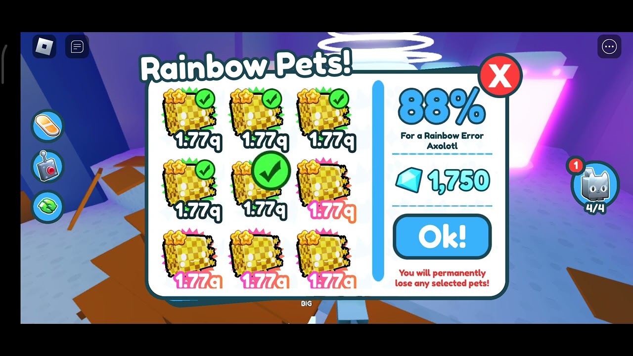 Merging A LOT of error pets - YouTube