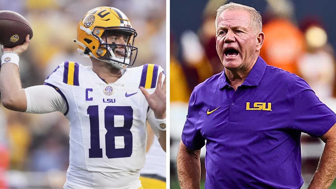 Brian Kelly addresses LSU RUMORS during BYE WEEK - YouTube