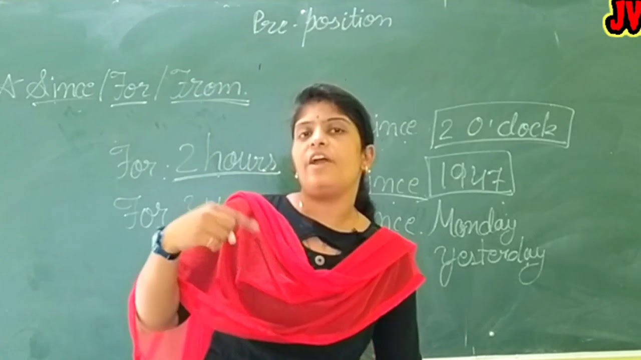 English grammar, Pre Position, Part 2, by Reena Rawal, SABAKHEDA, - YouTube