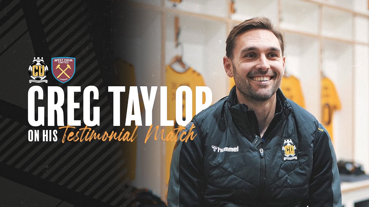 "I am incredibly proud!" 💛🖤 | Greg Taylor on his Testimonial Match ...
