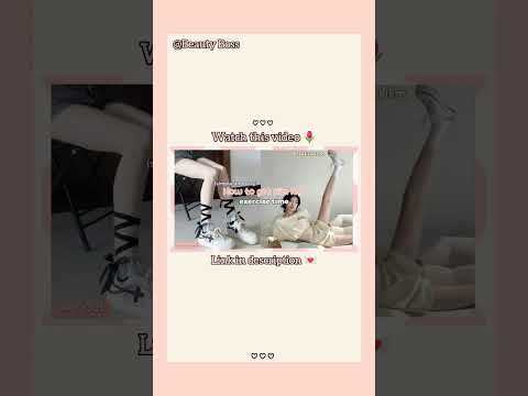 🌷 Simple exercise for slim legs ✨ #exercise #workout #legs #beautiful #body #tips #girl #shorts 💜