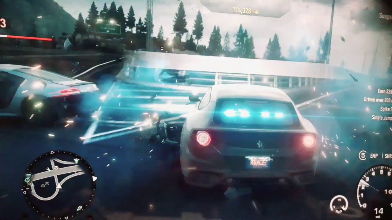 PS4 Games - A police busted a racer 5 - YouTube