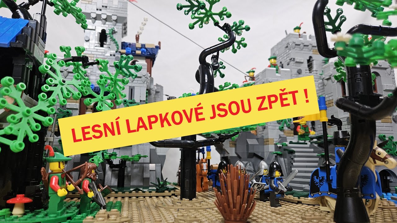 LEGO Bricklink 910043 | Pevnost lesních zbojníků | Recenze CZ - YouTube