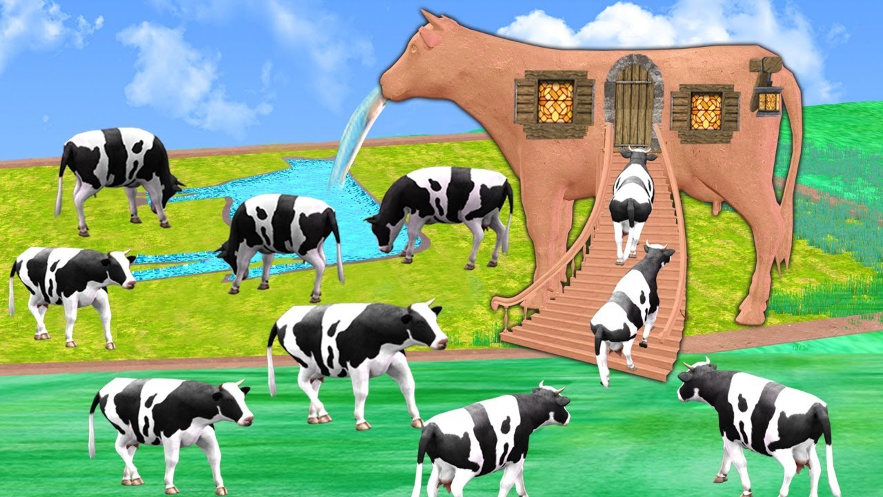 गाय घर स्विमिंग पूल Cow House Cow Shape Swimming Pool Hindi Kahaniya ...