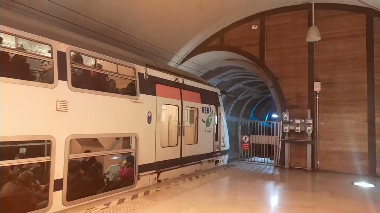 RER E à Haussmann Saint Lazare - MI2N et Z 50000. - YouTube
