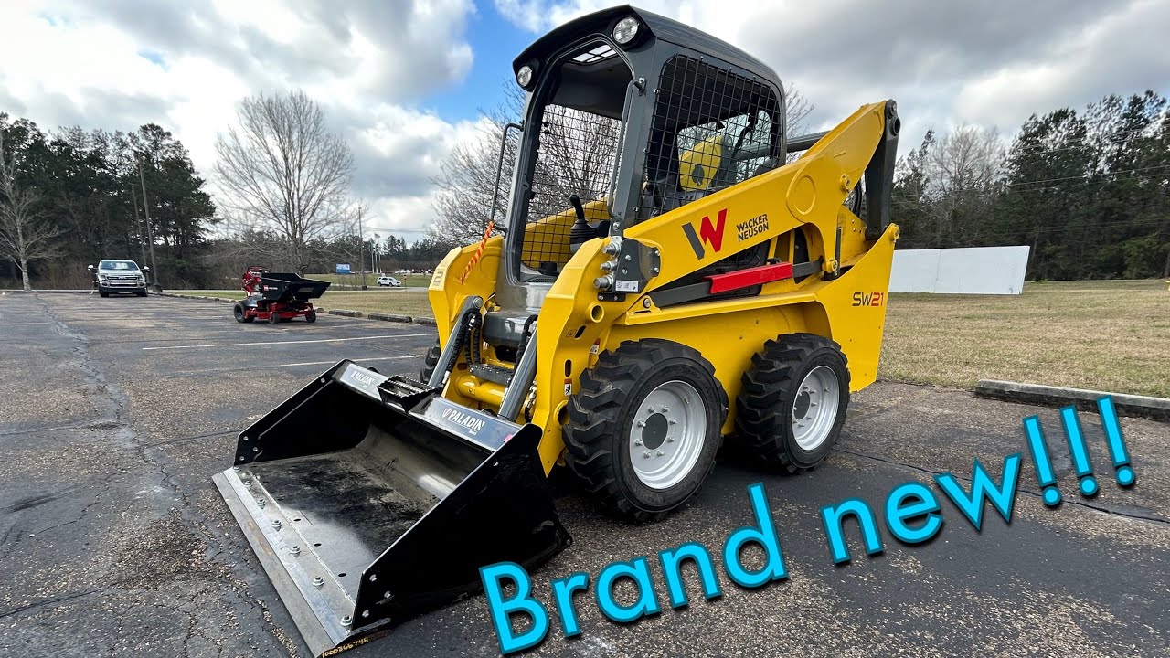 The SW21 Wacker Neuson skidloader!! - YouTube