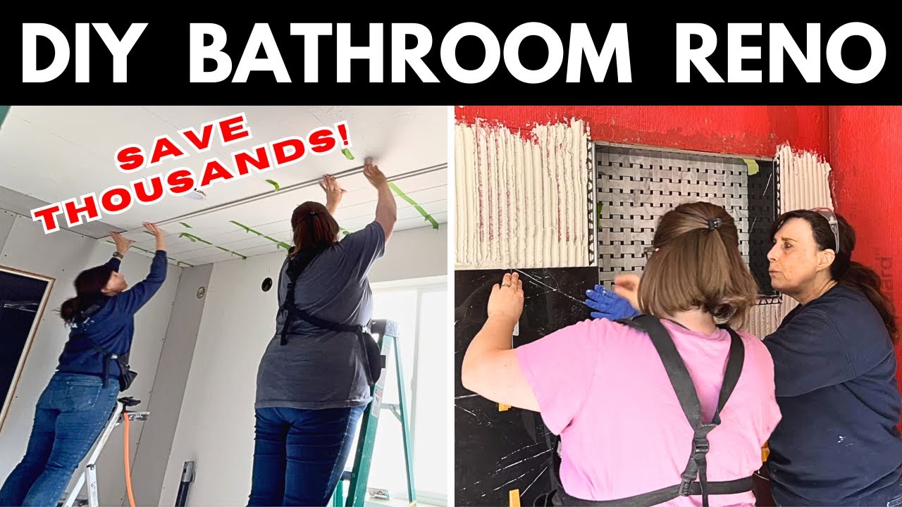 DIY EXTREME Full Bathroom Remodel on a Budget! - YouTube