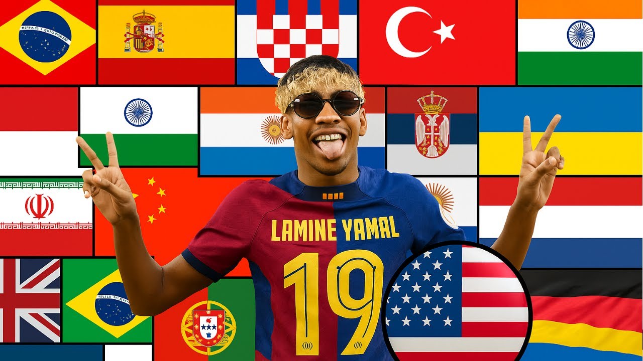 lamine yamal in 25 Languages Meme - YouTube