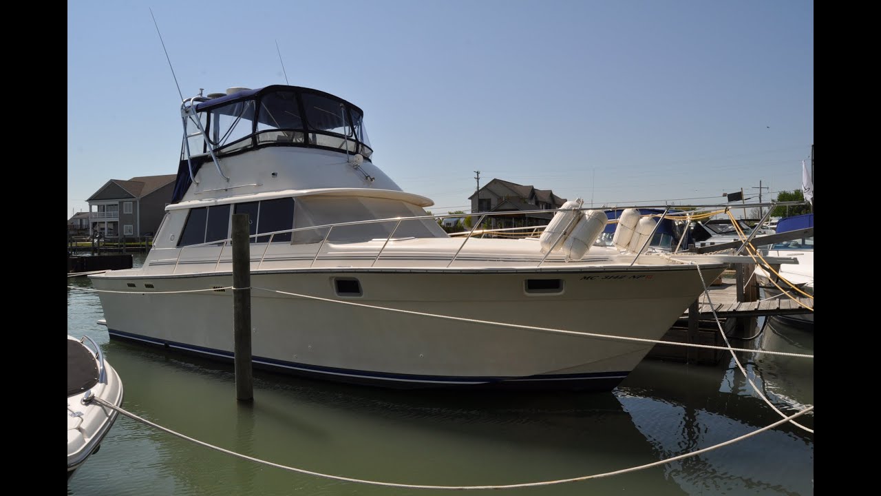 1989 Silverton 37 Convertible -- SOLD - YouTube