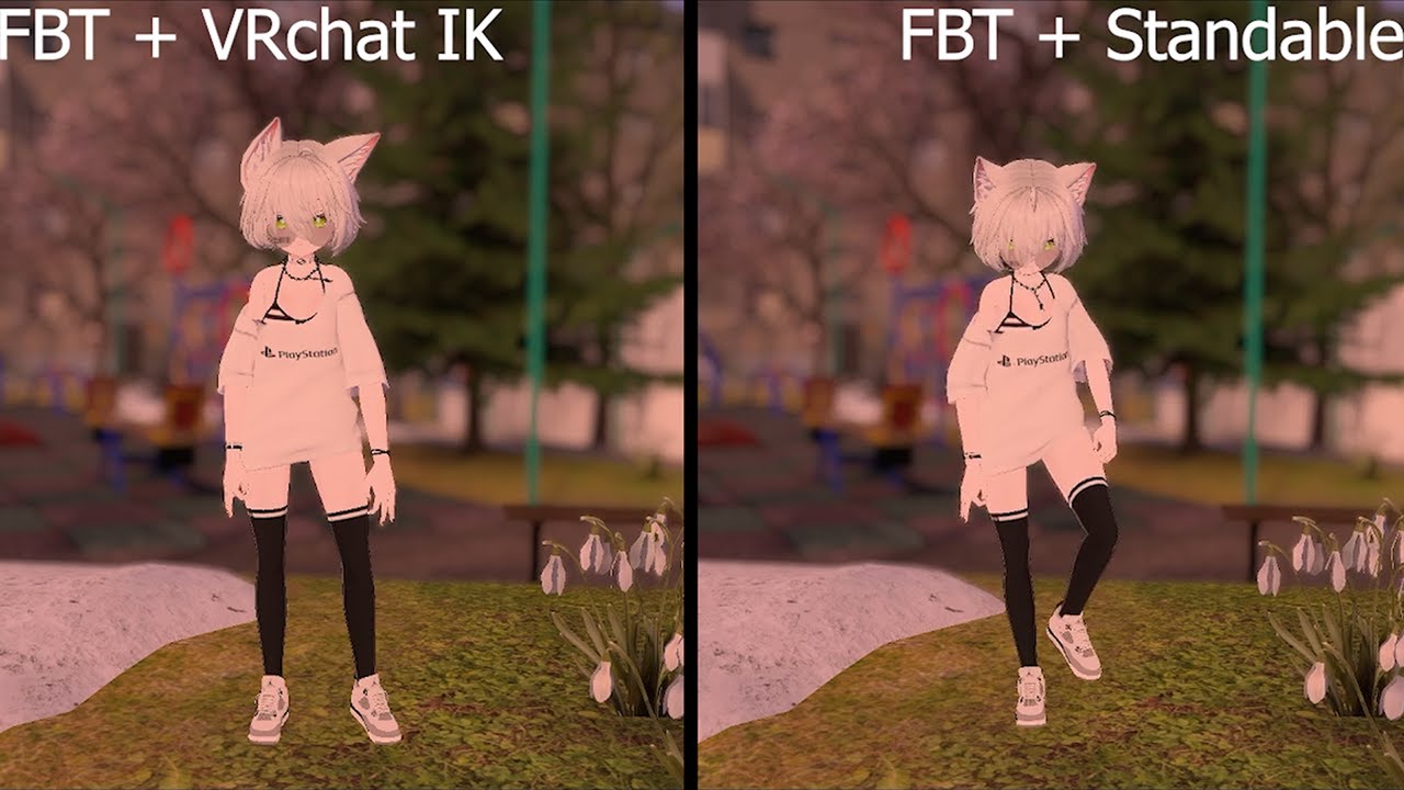 Standable 2.0 vs VRchat IK Mixed Tracking comparison - YouTube