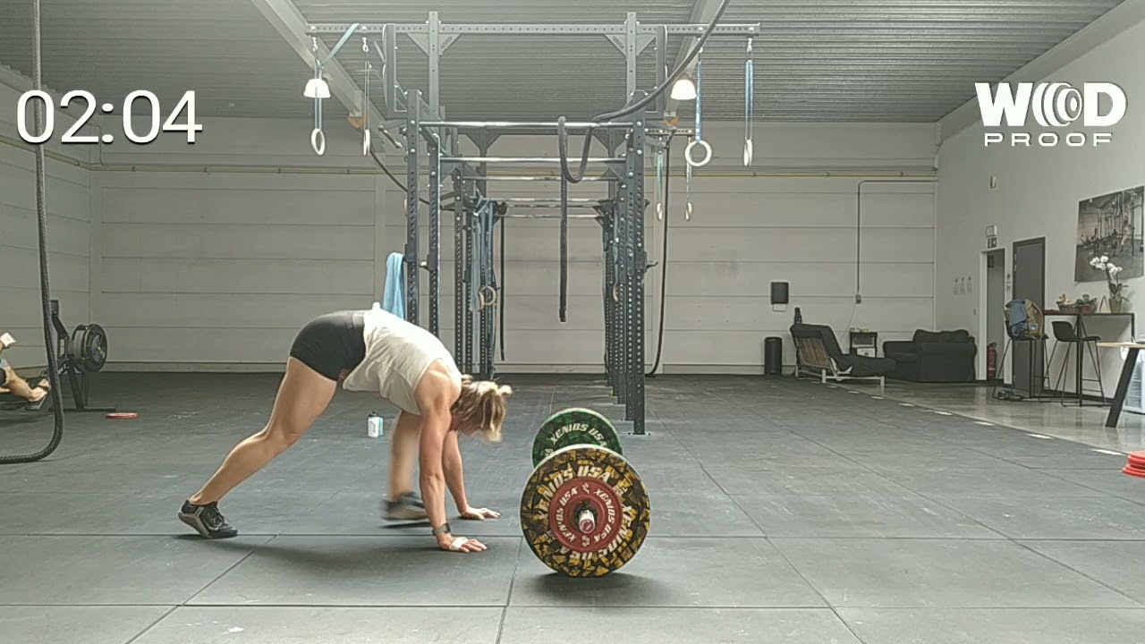 German Throwdown 2021 WOD 21.2 (Jasmien van Arnhem) - YouTube