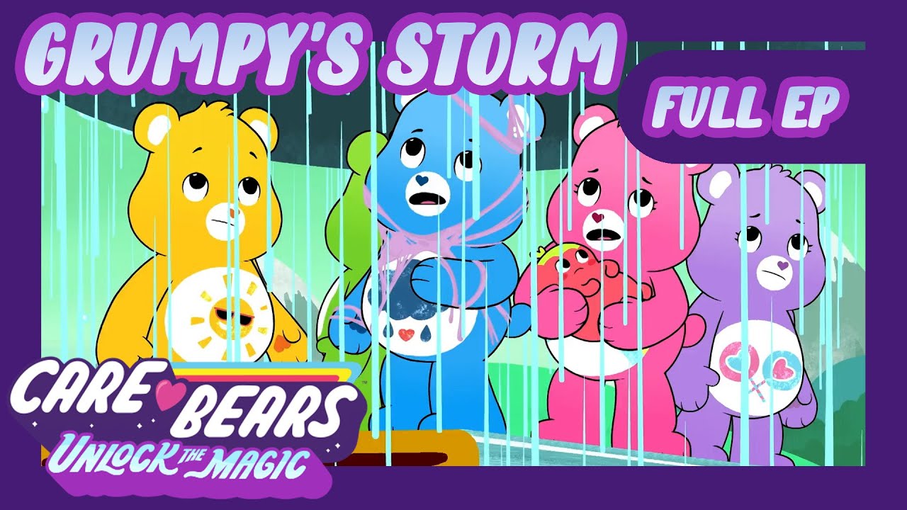 @carebears🐻 ️ 🧸⛈ Grumpy's Storm! ⛈🧸 | Full Episode | Unlock the Magic ...