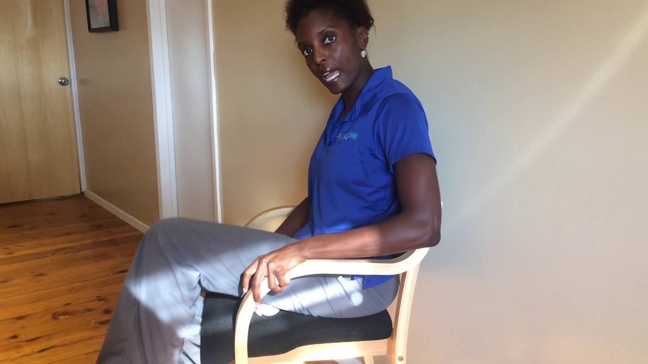 Seated hamstring w/Lacrosse ball - YouTube