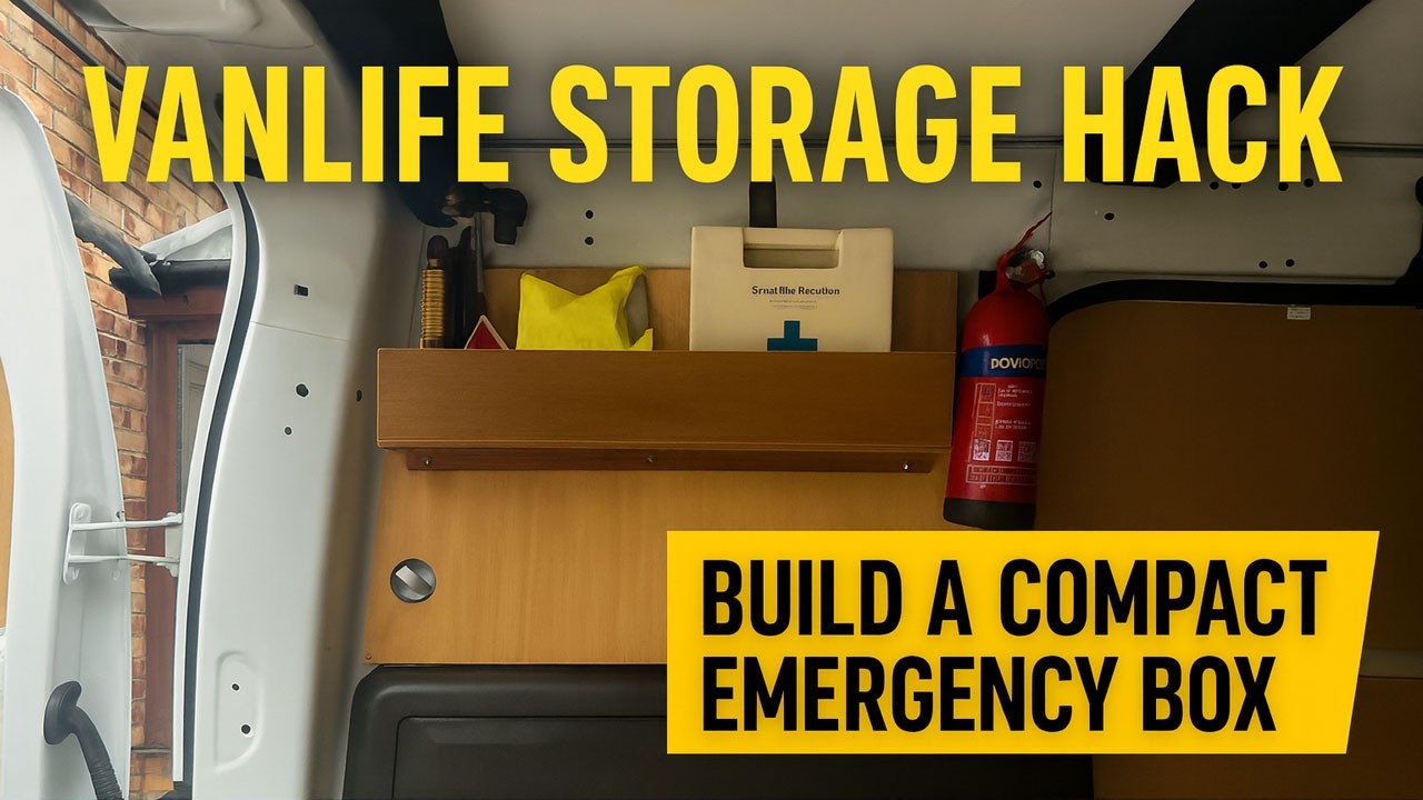 DIY Van Storage Hack — Emergency Shelf Build for Under £50! - YouTube