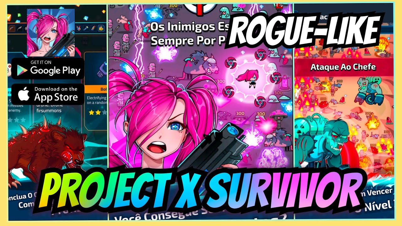 PROJECT X SURVIVOR | ROGUE LIKE, GAMEPLAY, SKILLS, EQUIPAMENTOS ...