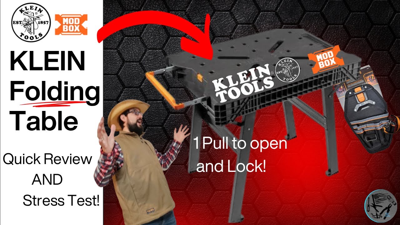 Klein Mod Box Folding Table First Look! - YouTube