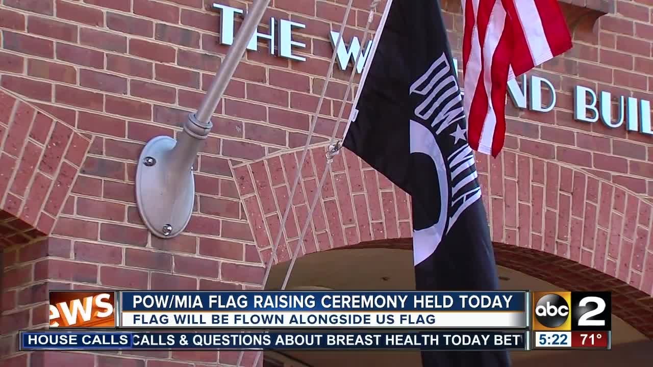 POW/MIA flag now on display at state buildings - YouTube