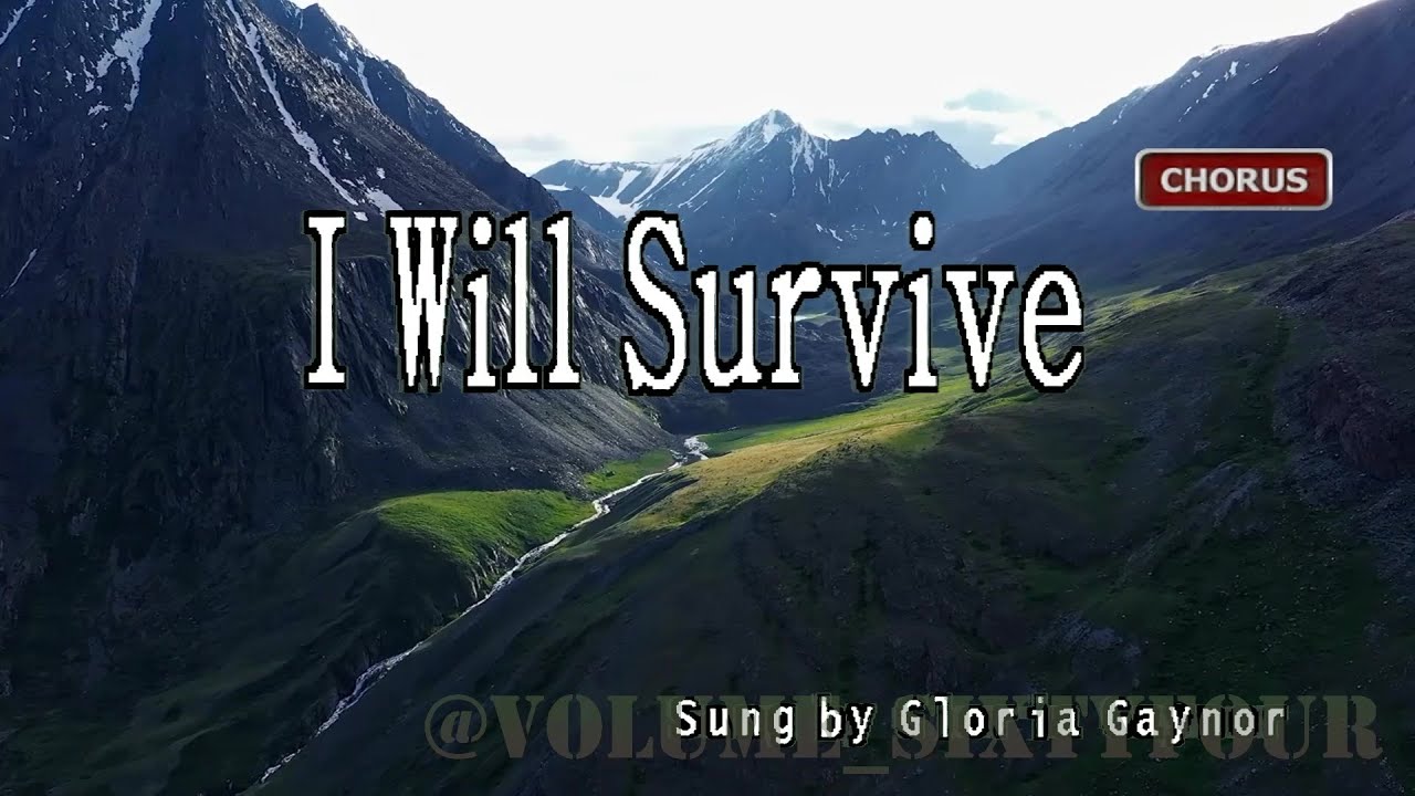Gloria Gaynor - I Will Survive || Karaoke/Lyrics/Instrumental - YouTube