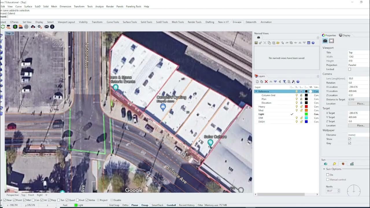 Rhino 2D Drafting Helpful Commands - YouTube