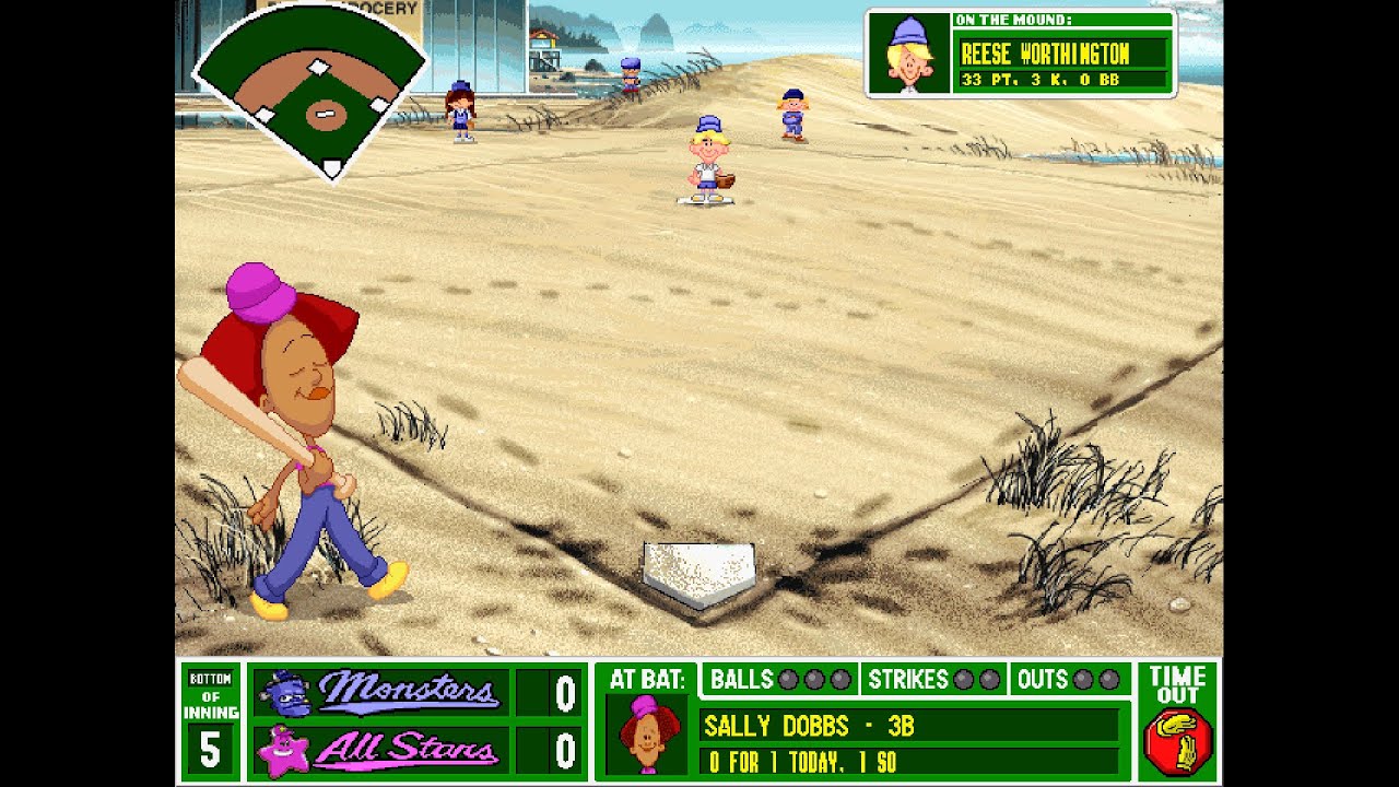 Backyard Baseball 1997 Gameplay 6 (Spectator Game 2) - YouTube