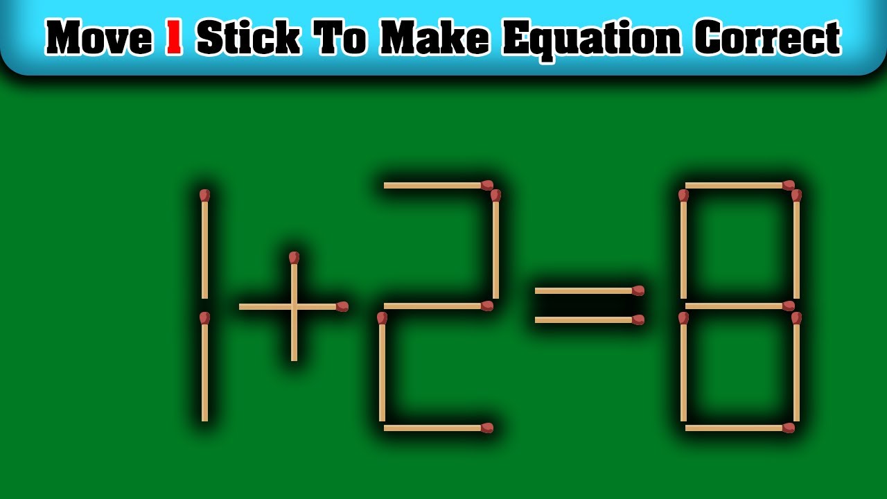 Precision Play: Mastering Math Challenges with Matchstick Precision ...