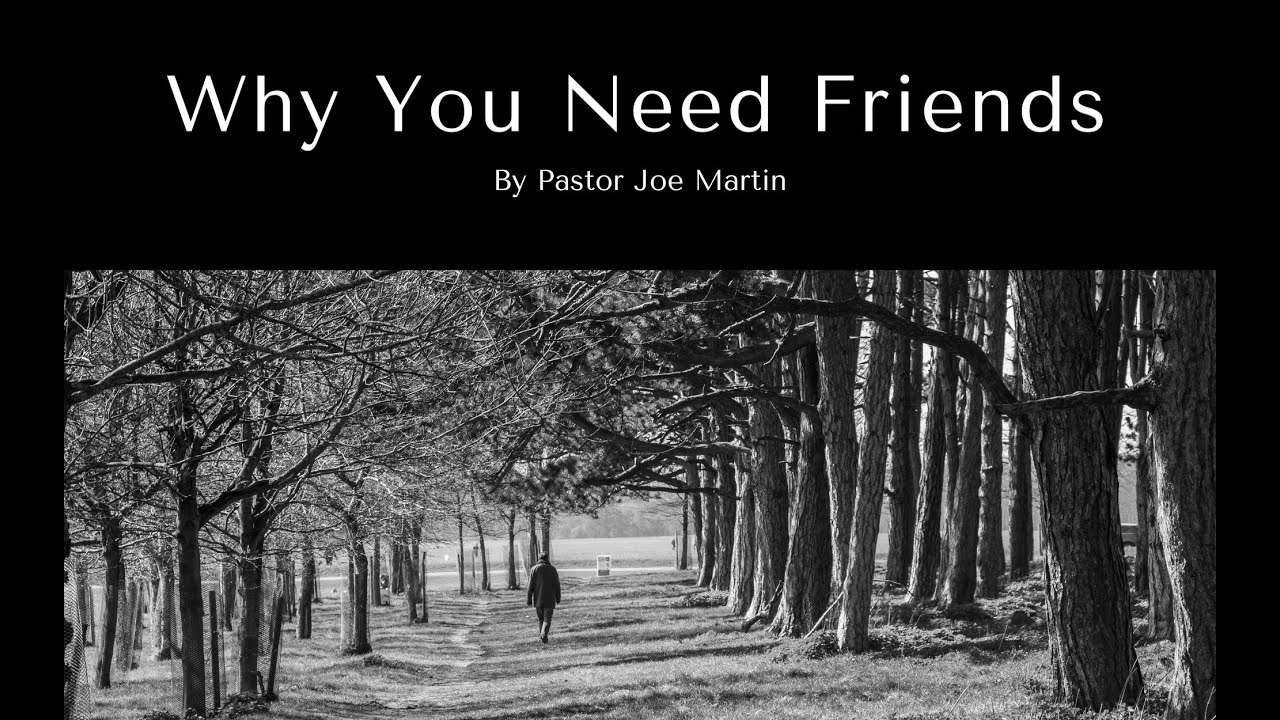 TFBC Live Stream - How To Be A Friend - Week 2 - Why You Need Friends ...