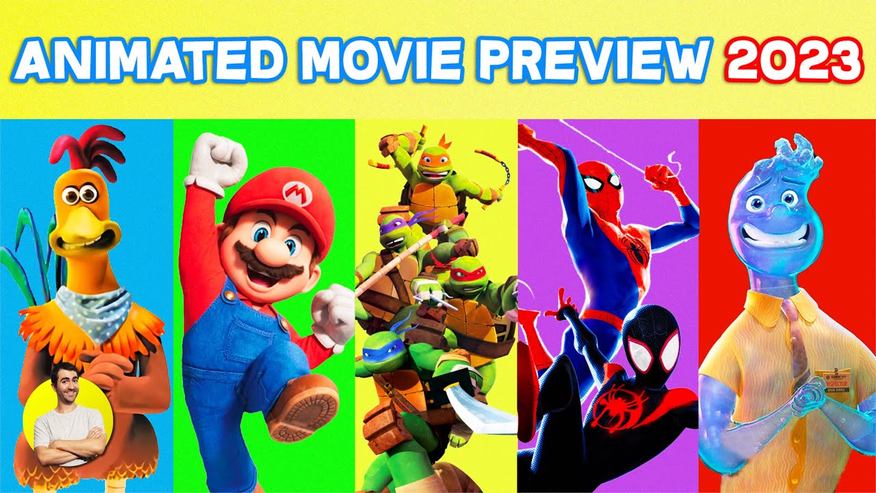 Every Animated Movie 2023 - 20 MOVIES! (Mario, Spider-Man, TMNT ...