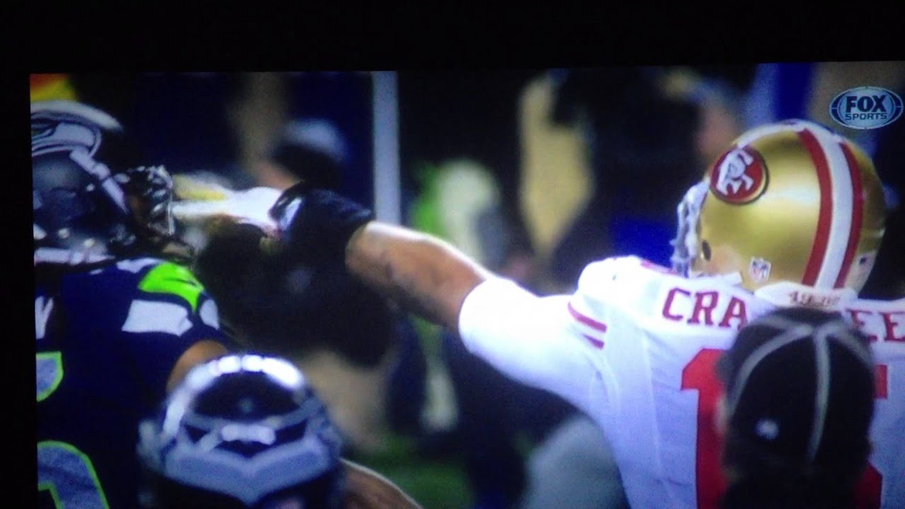Richard Sherman's game saving defense against Michael Crabtree - YouTube