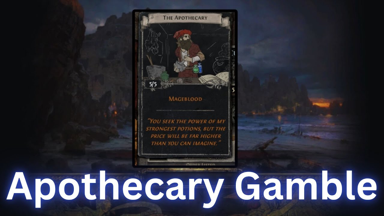 [PoE 1] Gamble การ์ด Apothecary จาก 1 ไป 5 ก่อนไปเกมอื่น - YouTube