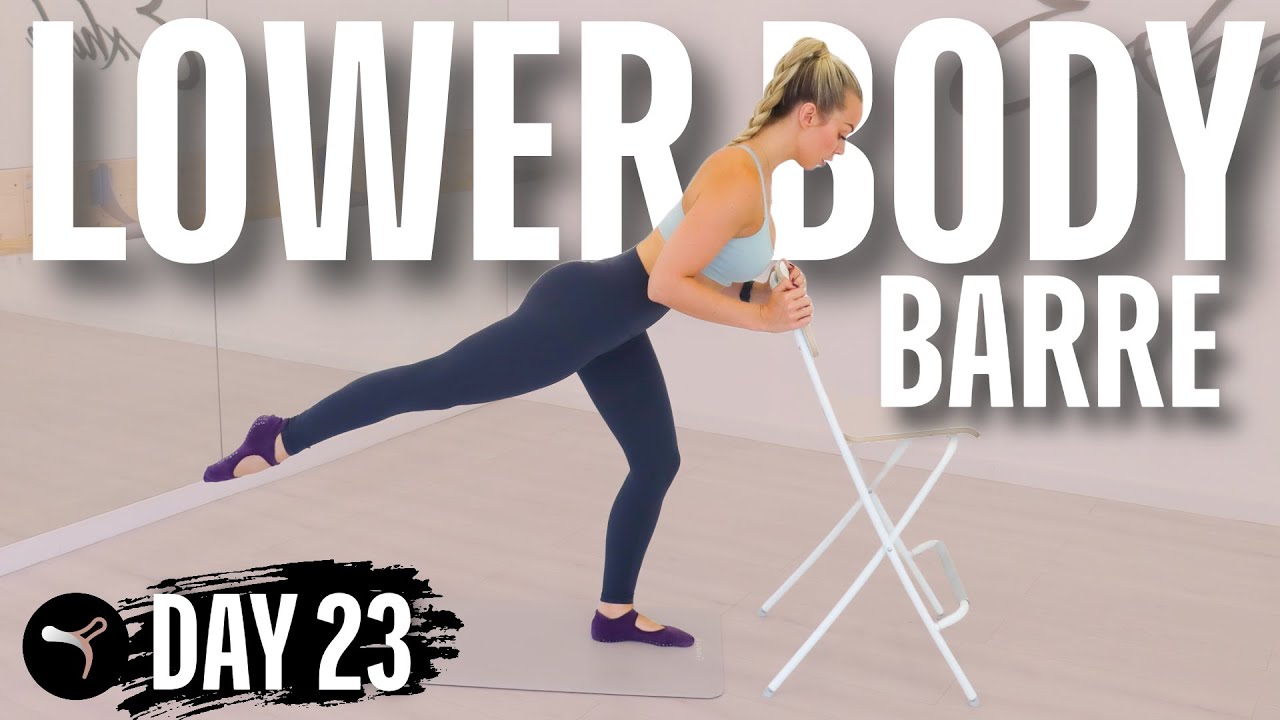 Barre Pilates Chair Workout: Day 23 - Lower Body Meltdown - YouTube