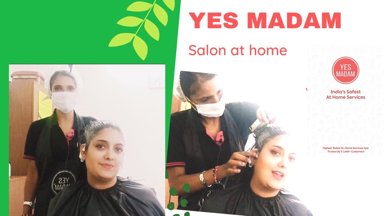 Yes Madam - Salon At Home/ With Price And Time - YouTube